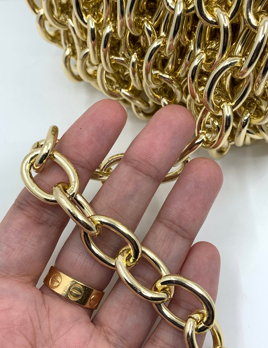 Unfinished Chunky Rolo Chain