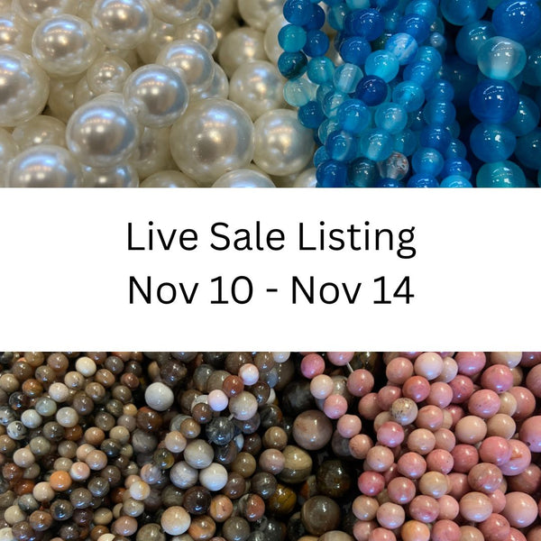 Live Sale Listing Nov 10-Nov 17 jjiadams4608 ( 19 items of beads & fin