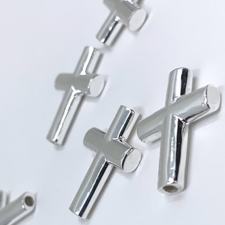 925 Sterling Silver Cross Bead | Bellaire Wholesale