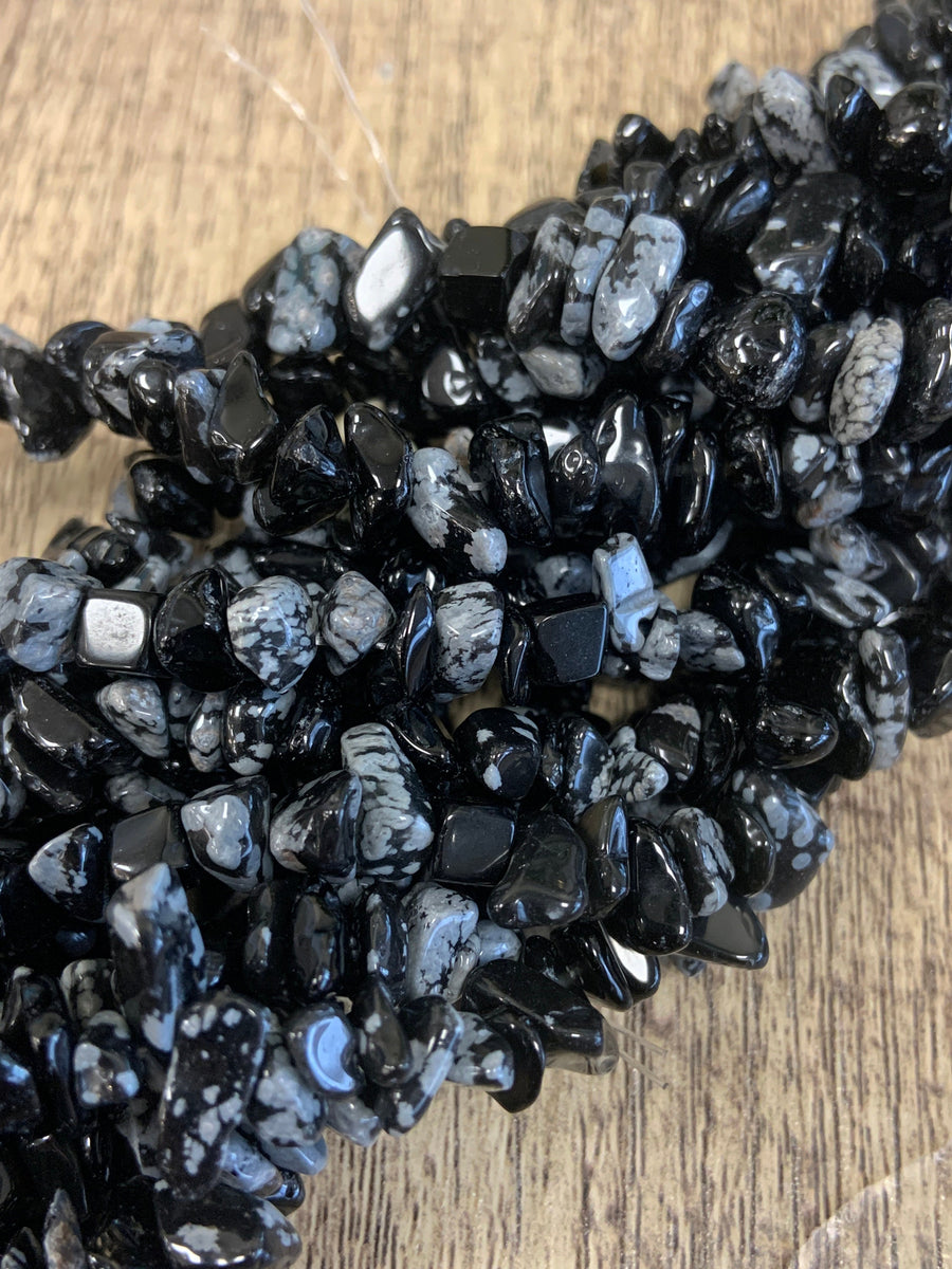 Snowflake Obsidian Chips | Bellaire Wholesale