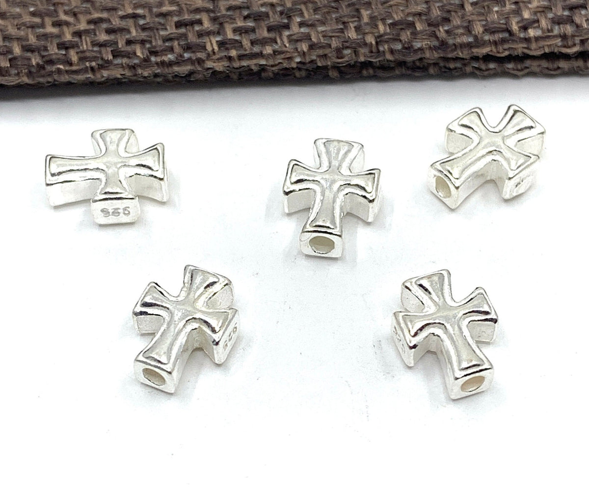 925 Sterling Silver Cross Bead | Bellaire Wholesale